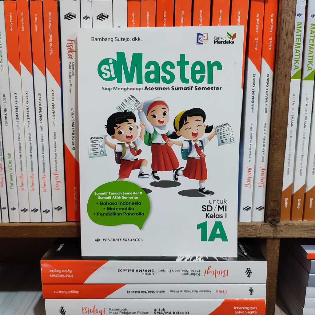 Jual Buku Simaster Jilid 1a Kelas 1 SD/Mi Kurikulum Merdeka Erlangga ...