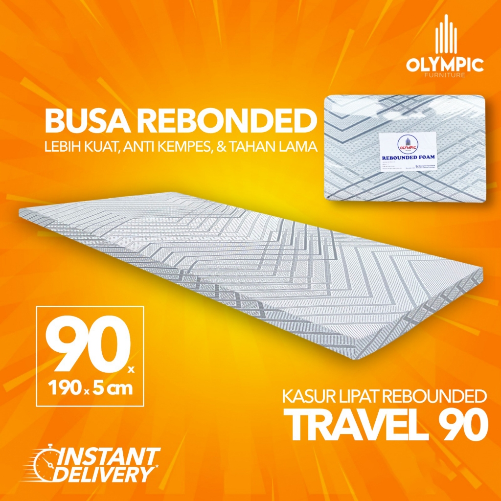 Jual OLYMPIC KASUR LIPAT BUSA REBOUNDED SUPER GARANSI ANTI KEMPES ...