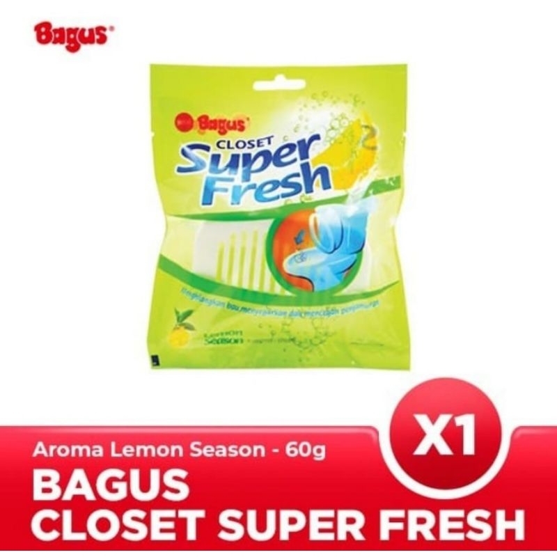 Jual Bagus Closet Super Fresh Kamper Khusus Toilet Lemon Season 60g ...
