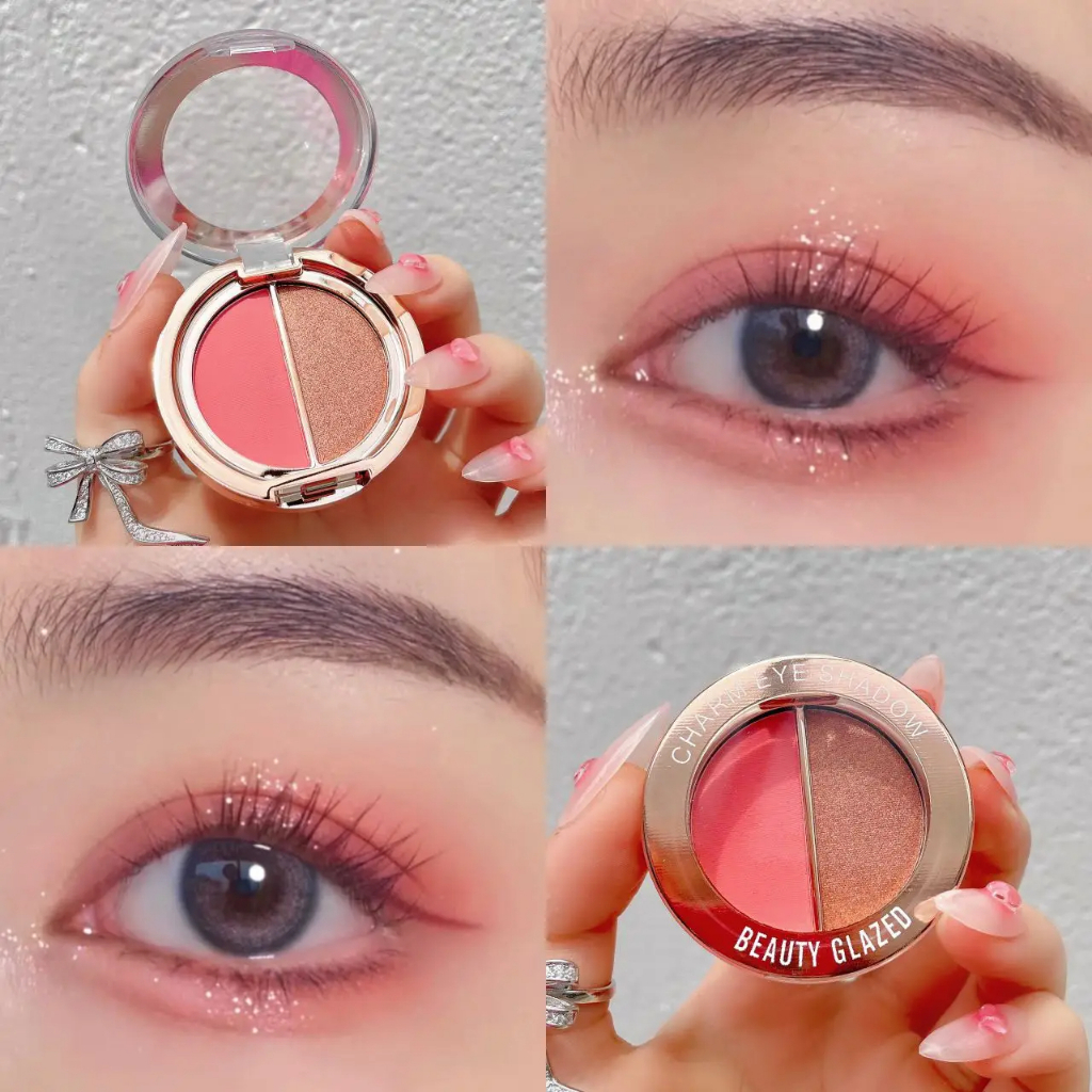 Jual Beauty Glazed Charm Duo Eyeshadow Beauty Glazed Eyeshadow Pallete ...