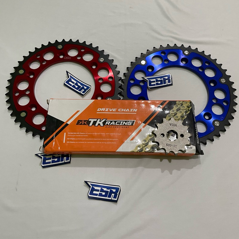 Jual Paket Gear Gearset Honda CRF 150 520 ROZ Rantai TK Racing | Shopee ...