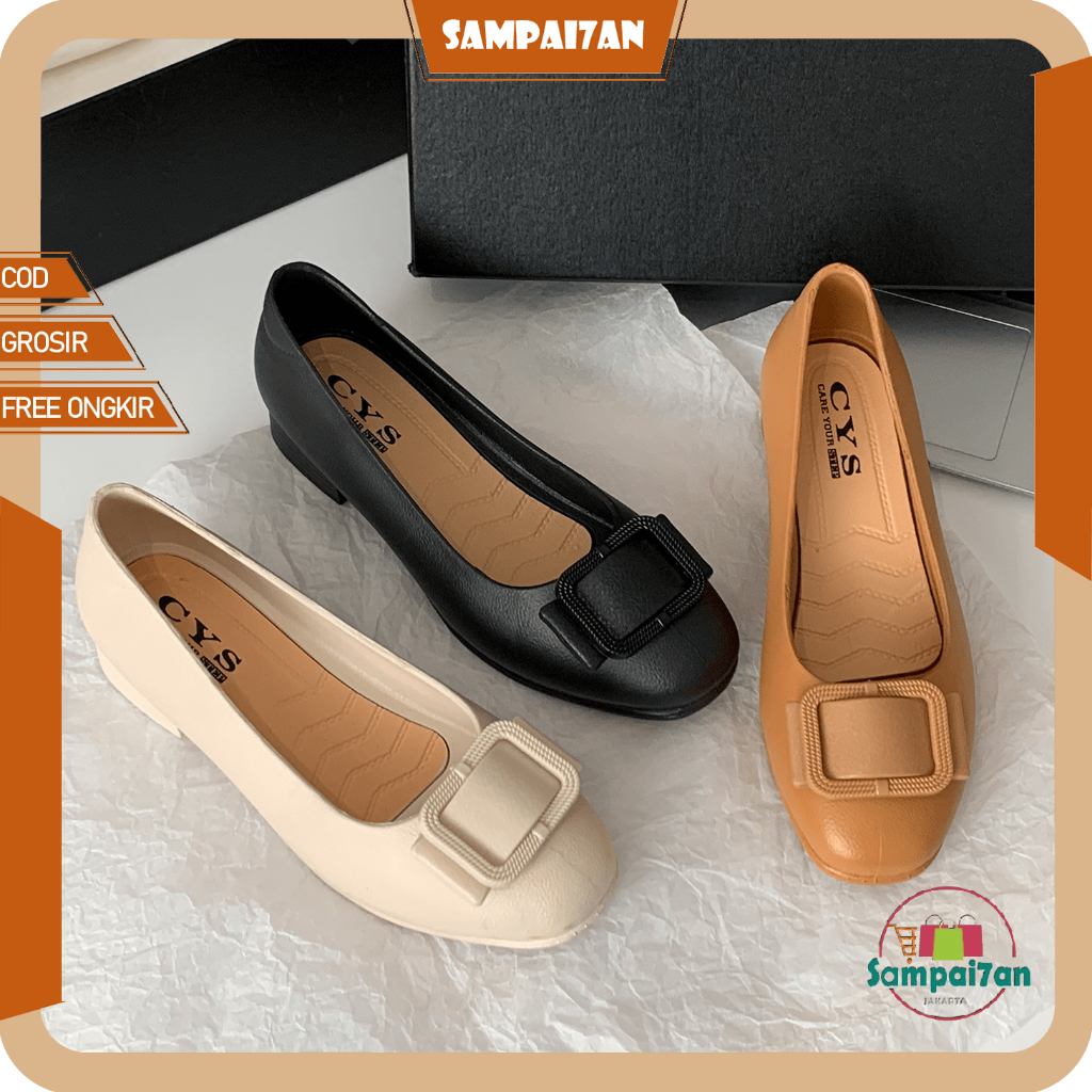 Jual Sepatu Pantofel Wanita Import Sepatu Kerja Perempuan Kantor Jalan ...