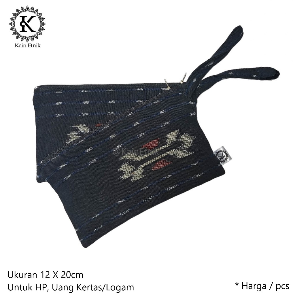 Jual Dompet Pouch Tenun Etnik - Kain Etnik | Shopee Indonesia