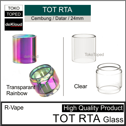 Jual TOT RTA Replacement Glass | 24mm kaca gelas tabung | Shopee Indonesia