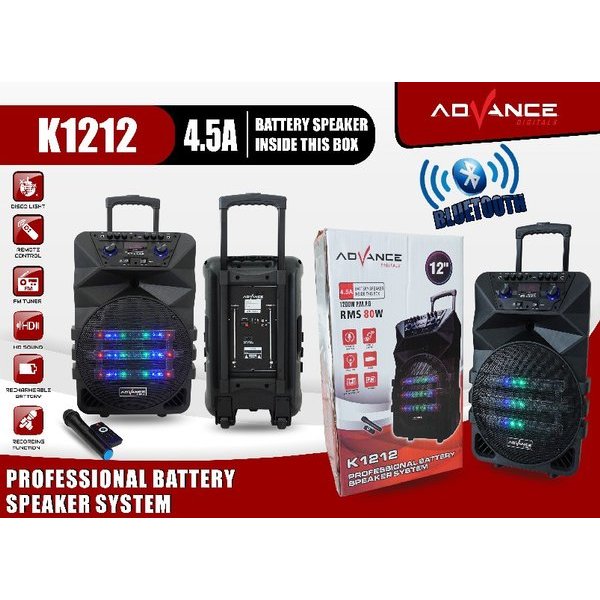 Jual SPEAKER ADVANCE K1212 12 INCH | Shopee Indonesia
