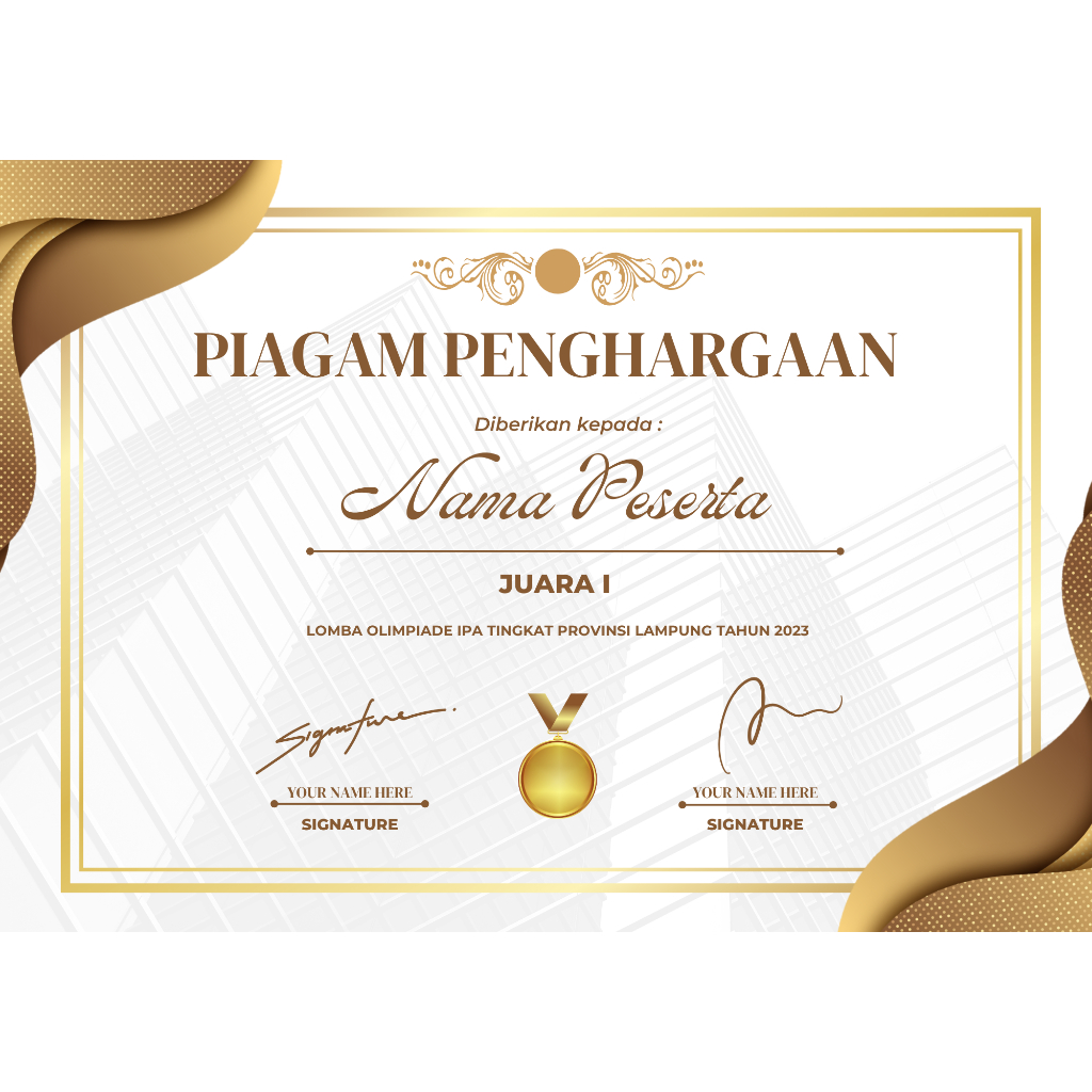 Jual CETAK SERTIFIKAT / PIAGAM TERJANGKAU | Shopee Indonesia