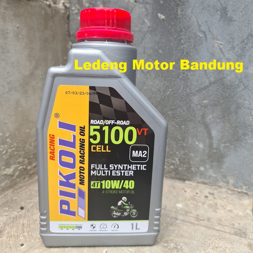 Jual Pikoli 5100VT Cell MA2 Full Synthetic Multi Ester 10W40 Oli Racing ...