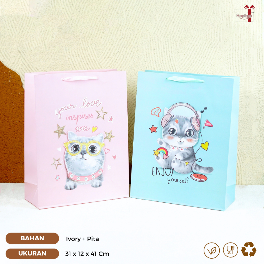 Jual Paper Bag Kado/Gift Box Totebag/ Paperbag Kantong Goodie Bag Kraft ...