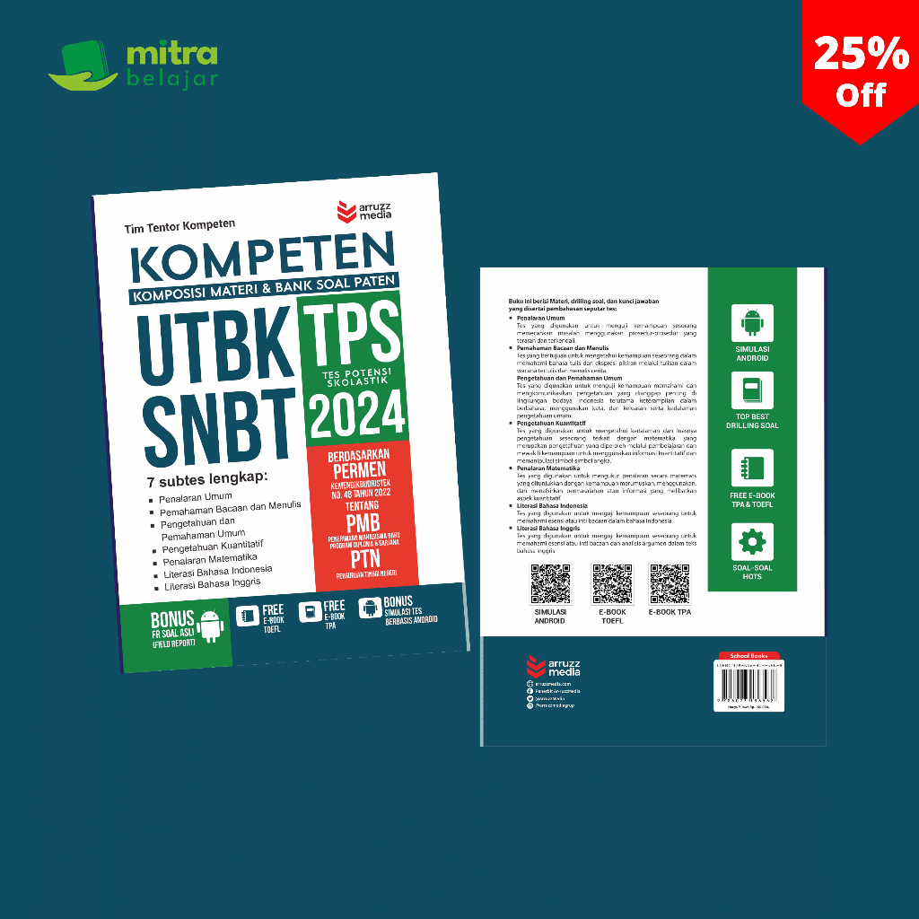 Jual Buku Kompeten UTBK SNBT TPS 2024 | Shopee Indonesia