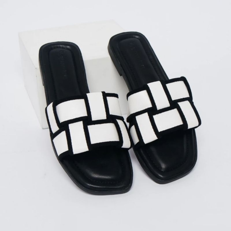 Jual LANOIS Sandal Teplek Wanita Korea Sendal Flat Teplek Wanita ...