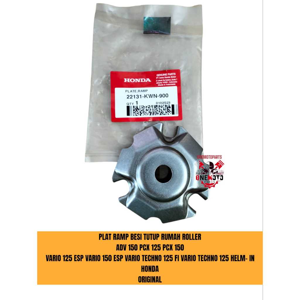 Jual PLAT RAMP BESI TUTUP RUMAH ROLLER ADV 150 PCX 125 PCX 150 VARIO ...