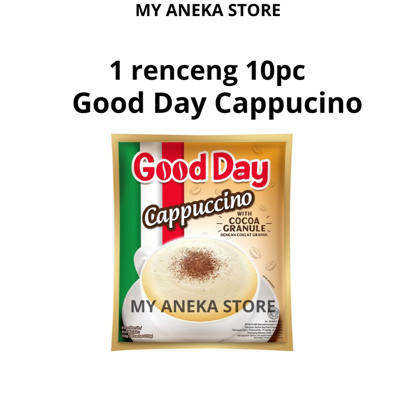 Jual 1 RENCENG / 10pc GOOD DAY CAPPUCINO /kopi good day cappuccino ( 10 ...