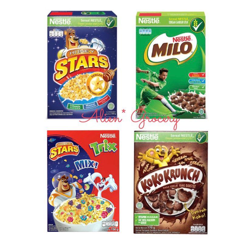 Jual Nestle Milo Koko Krunch Crunch Honey Star Trix Sereal Cereal 150gr ...