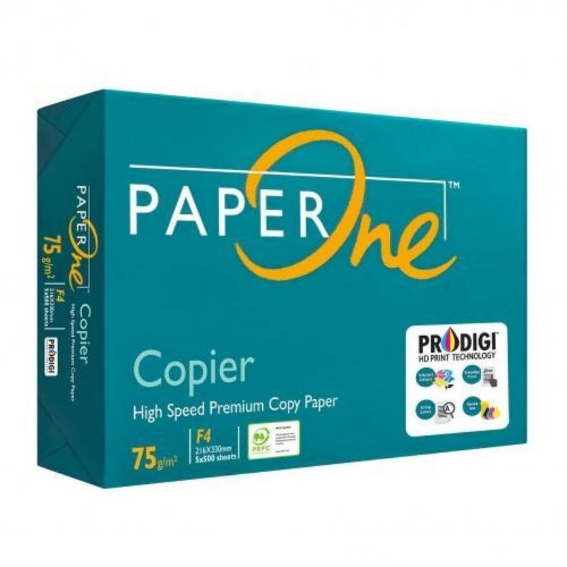 Jual KERTAS A4 / F4 / QTO PAPER ONE 75 GRAM (1 rim) | Shopee Indonesia