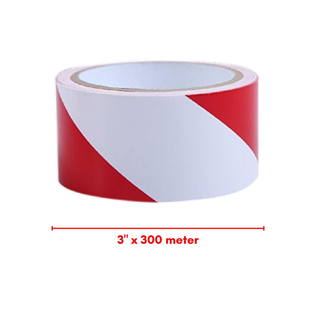 Jual Police Line Hitam Kuning 2" x 300 Meter / Garis Polisi Merah Putih ...