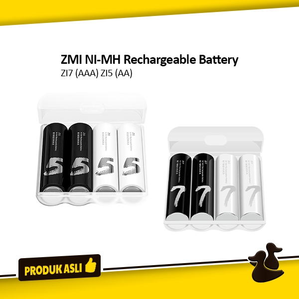 Jual ZMI Rechargeable Battery ZI5/ZI7 from Xiaomi Youpin Baterai A2-AA/A3-AAA isi Ulang Original ...