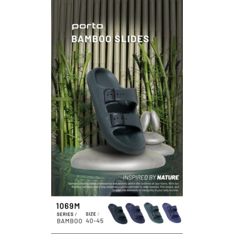 Jual Porto Sandal Slop Pria Sendal Slip 1069 | Shopee Indonesia