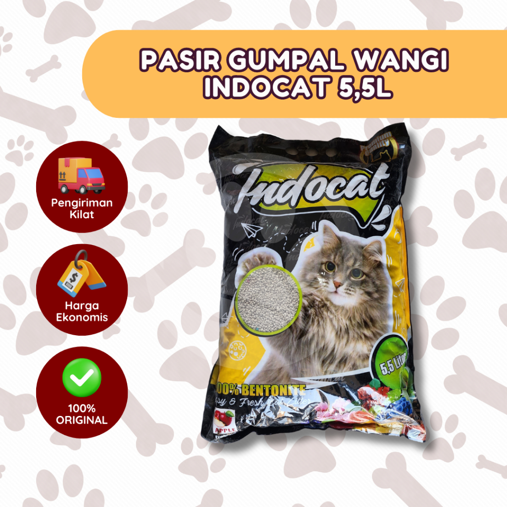 Jual PASIR INDOCAT 5,5L - GUMPAL WANGI LOKAL | Shopee Indonesia