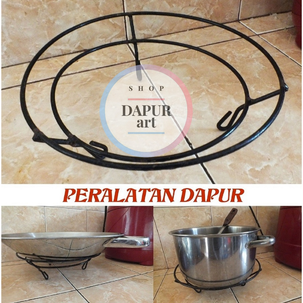 Jual tatakan alas tempat panci wajan teflon alat masak panas | Shopee ...