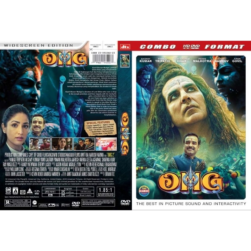 Jual dvd OMG 2 2023 {OD DTS R1} {Comedy} {Akshay Kumar, Pankaj Tripathi ...