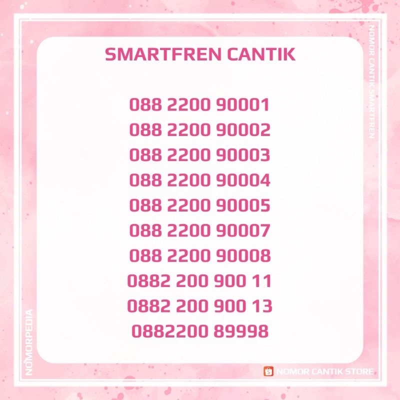 Jual SMARTFREN CANTIK 0000 | Kartu Nomor Cantik Smart Perdana Nomor ...