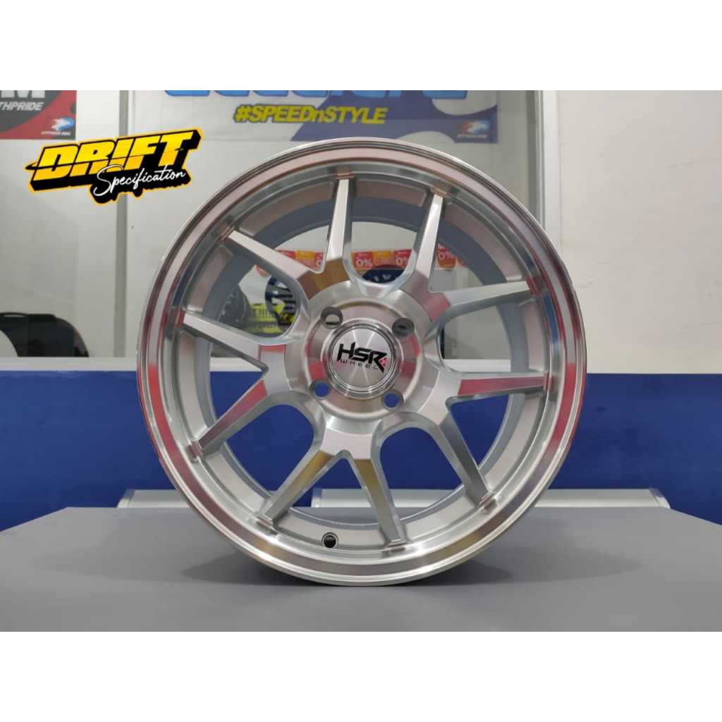 Jual Velg Racing HSR HYURA BOROKO R15 Lebar 6,5 untuk mobil Brio Jazz Ayla Agya Calya Sigra ...