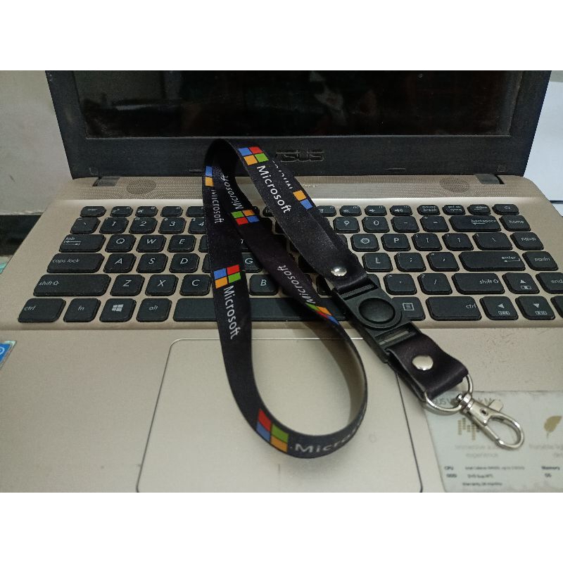 Jual Lanyard / Tali id card Microsoft (READY STOCK) Mouurahhh | Shopee ...