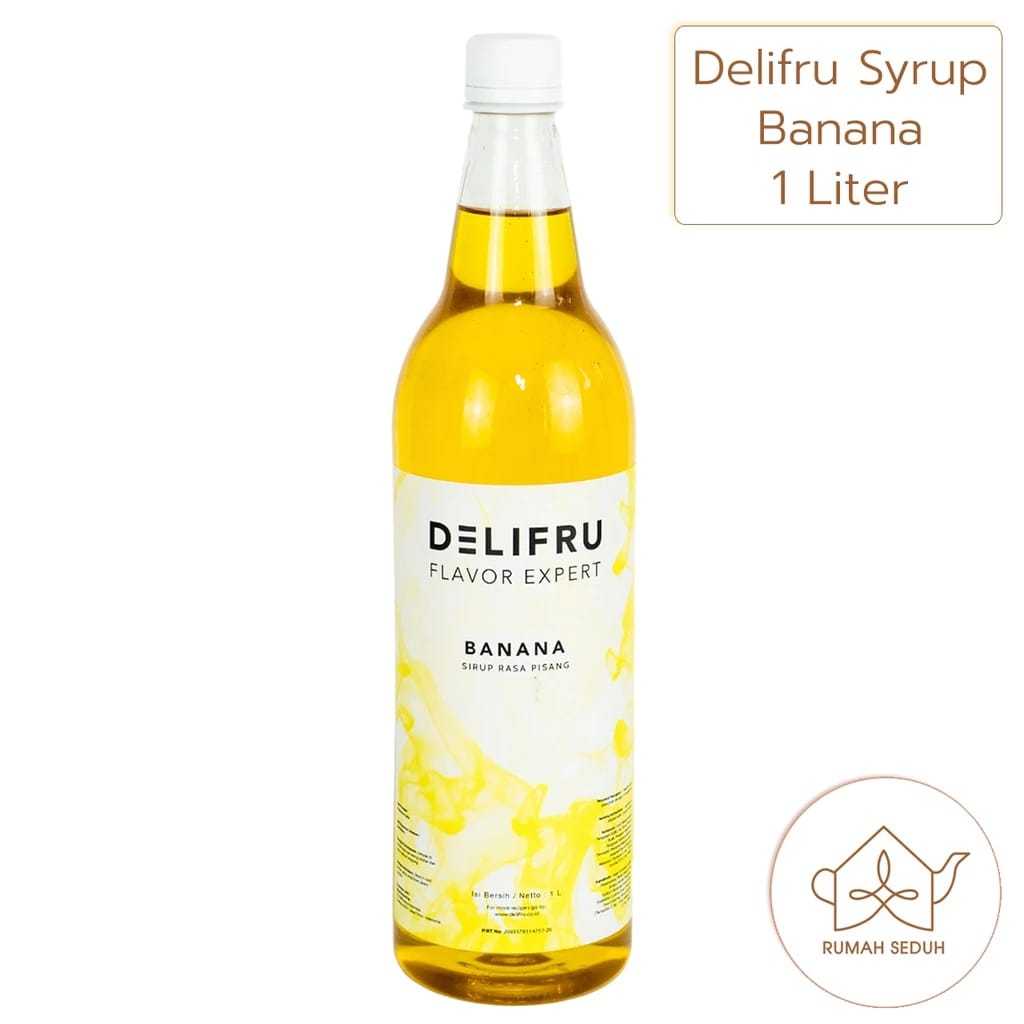 Jual Syrup Banana Delifru 1000ML - Sirup Delifru Rasa Buah Pisang ...