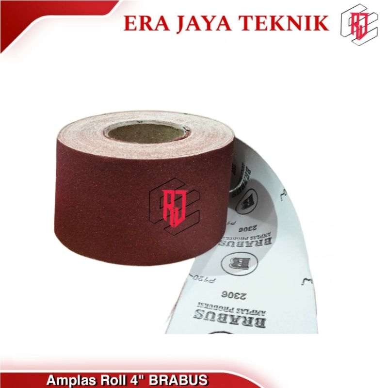 Jual Amplas roll meteran 4" / 100mm BRABUS by mollar abrasive cloth per ...