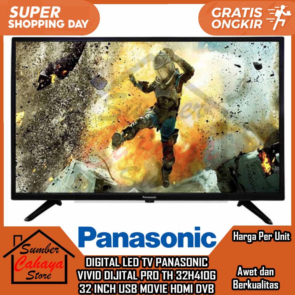 Jual [Instan] PANASONIC LED TV 32" Inch TH 32H410G TIVI DIGITAL FULL HD ...