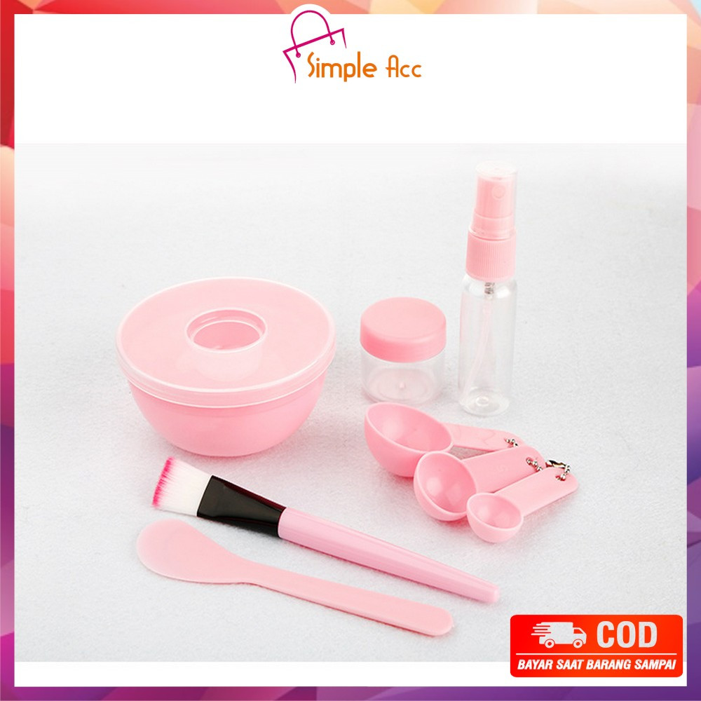 Jual DO-K61 Mangkok Masker Set 9 in 1 / Mask Tools Set Kuas Alat Make ...
