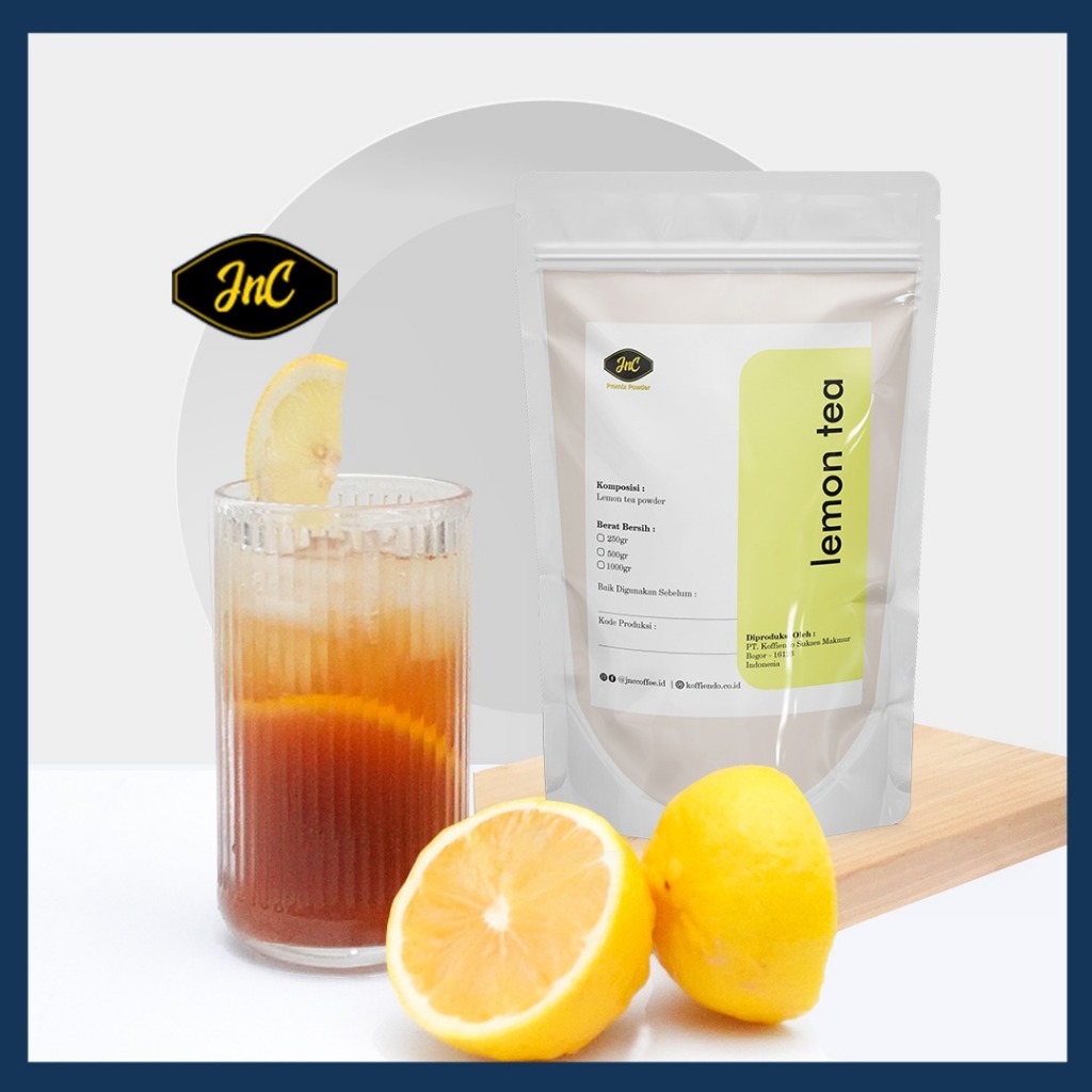 Jual JnC Lemon Tea Powder 250 gr | Bubuk Minuman | Shopee Indonesia