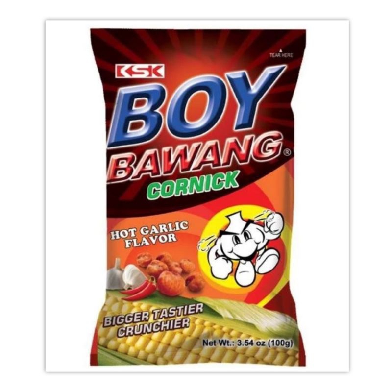 Jual Boy Bawang Cornick Hot Garlic 90 gr Cemilan | Shopee Indonesia