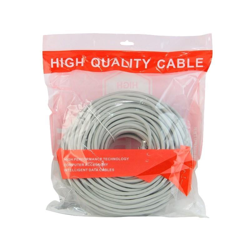 Jual KABEL LAN CAT6 50M & 40M INCLUDE RJ45 GIGASPEED - LAN CABLE CAT 6 ...