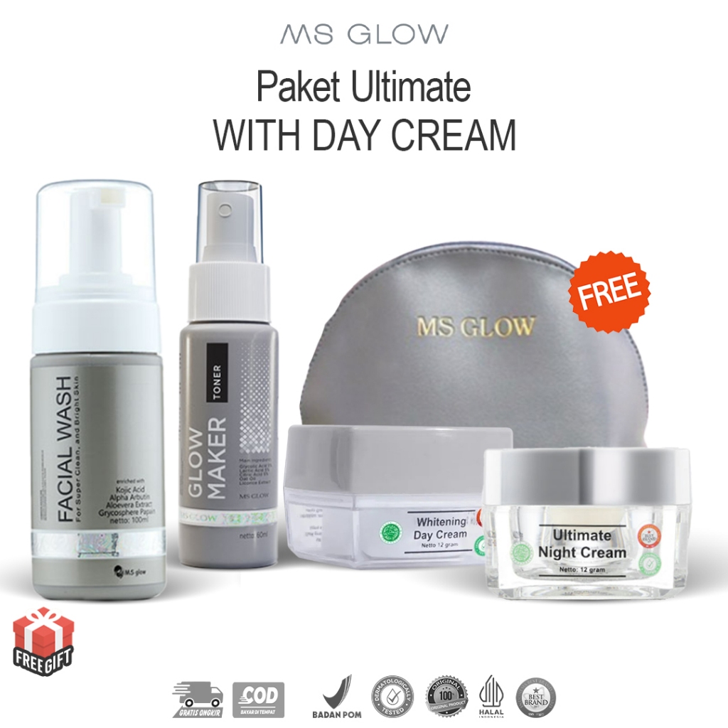Jual MS Glow Ultimate Series Paket Ultimate Series Krim Flek Hitam ...