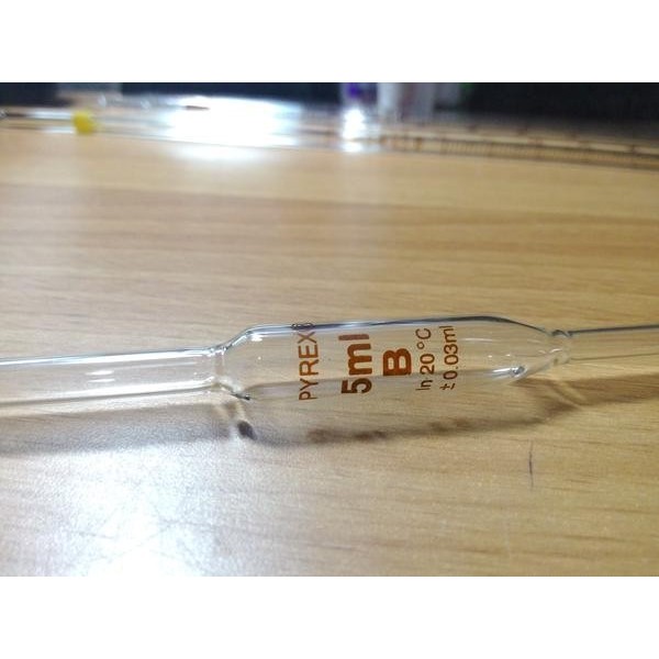 Jual Volumetric Pipette Pyrex | Pipet Volume 5ml | Shopee Indonesia