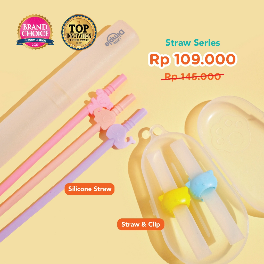 Jual Little Dimple Paket Straw Series - Paket Sedotan Anak dan Bayi ...