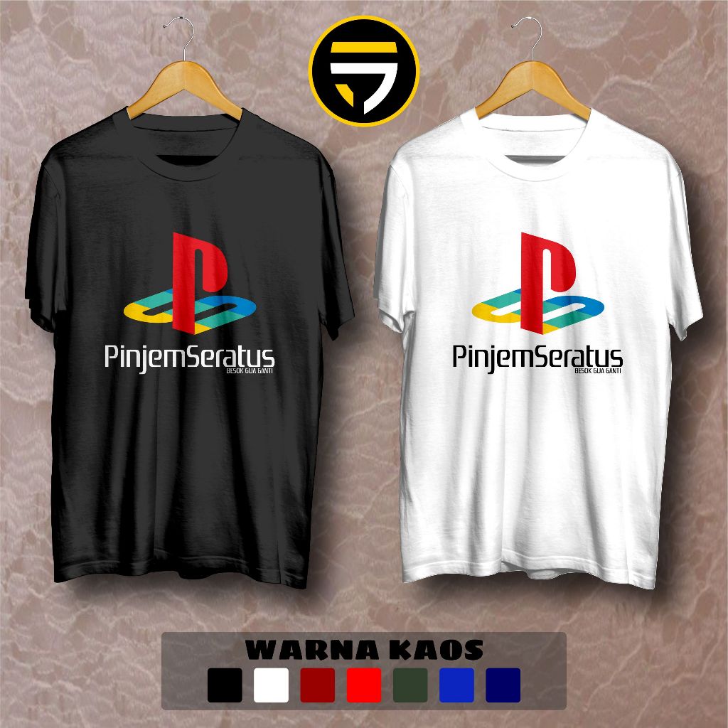 Jual Kaos Pinjem Seratus Bahan Premium | Shopee Indonesia