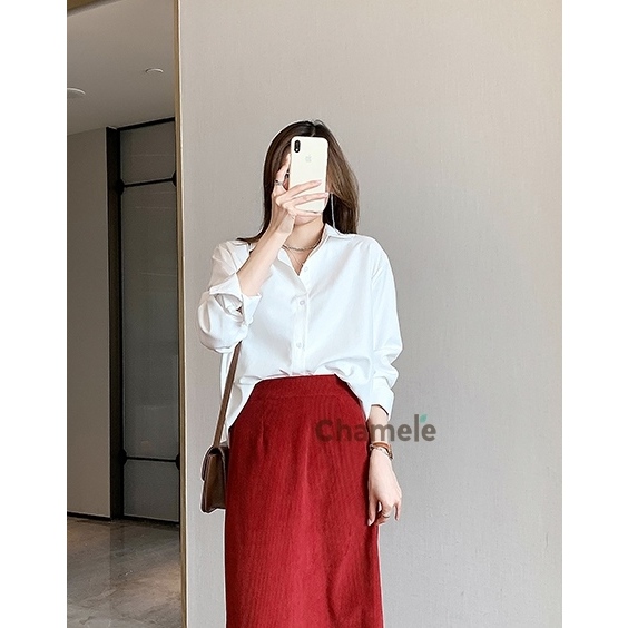 Jual Hana Kemeja PREMIUM Impor Korean Style Atasan Ujian Ospek ...