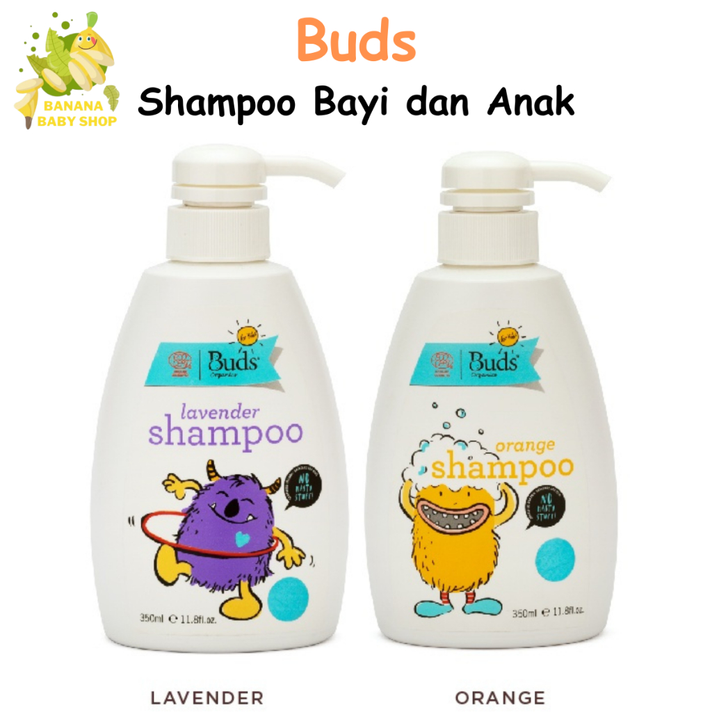 Jual Buds Shampoo Organik Rambut Anak 350ml - Shampo Bayi dan Anak 3-12 ...