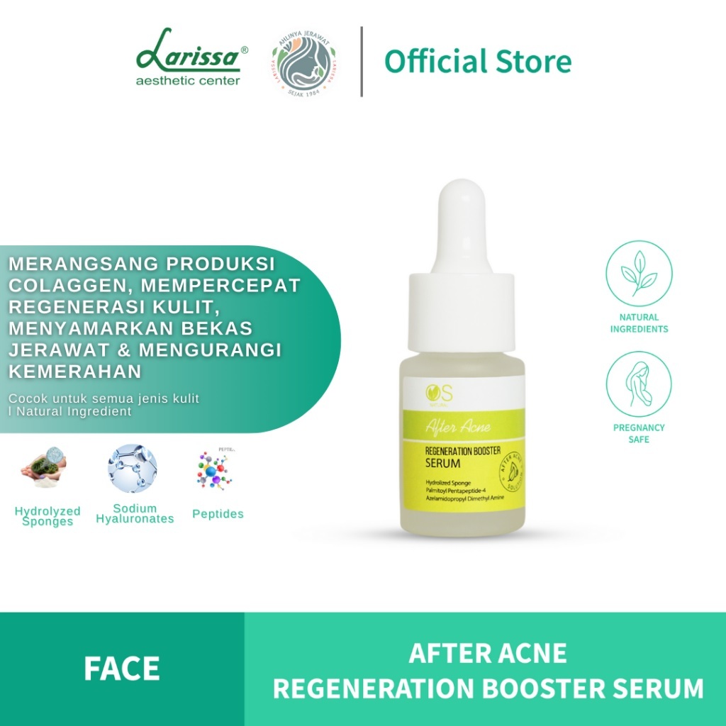Jual SERUM AFTER ACNE REGENERATION BOOSTER LARISSA | Shopee Indonesia