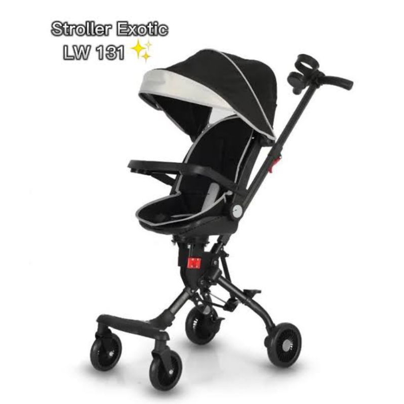 Jual stroller exotic baby lw131 tidur duduk rebah dua arah hadap/ Lw126 ...