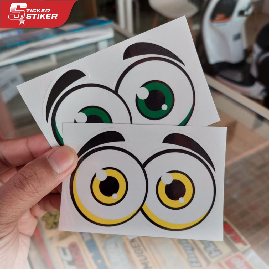 Jual STIKER MATA VISOR VIRAL 2023 UNTUK MOTOR MOBIL | Shopee Indonesia