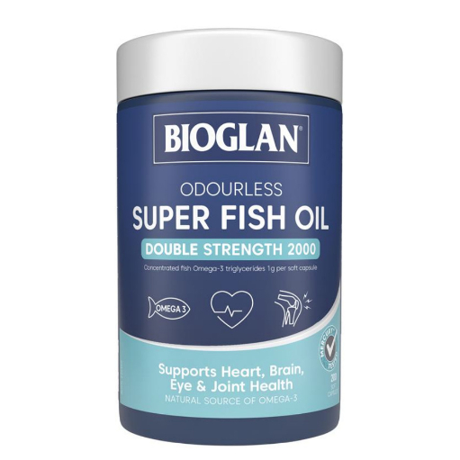 Jual BIOGLAN Super Fish Oil 2000mg (200 capsules) | Shopee Indonesia