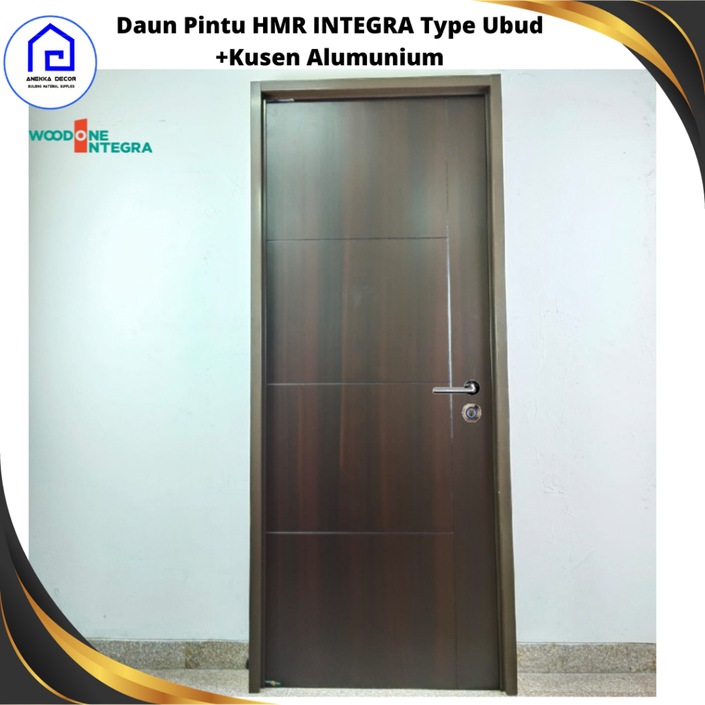 Jual Pintu HMR Woodone INTEGRA Type UBUD + set Kusen Alumunium | Shopee ...