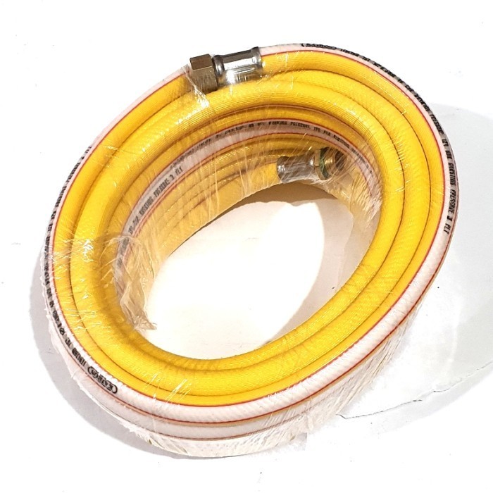 Jual Selang Kompresor 10 m / Selang Angin 10 Meter KAIROS 3 Ply Kuning ...