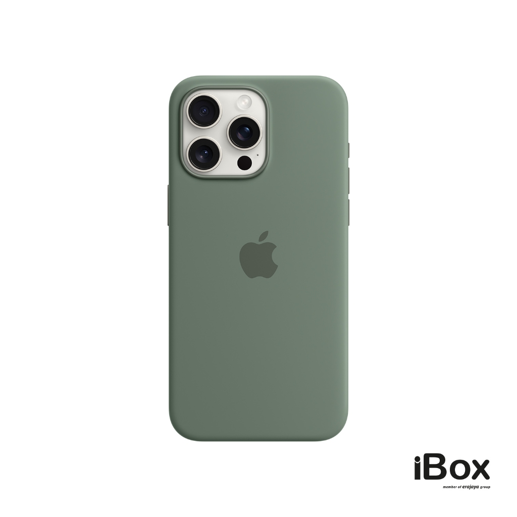 Jual Apple iPhone 15 Pro Max Silicone Case with MagSafe, Cypress | Shopee Indonesia