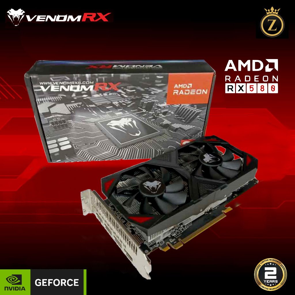 Jual VGA VENOMRX RX 580 8GB GDDR5 256BIT | Shopee Indonesia