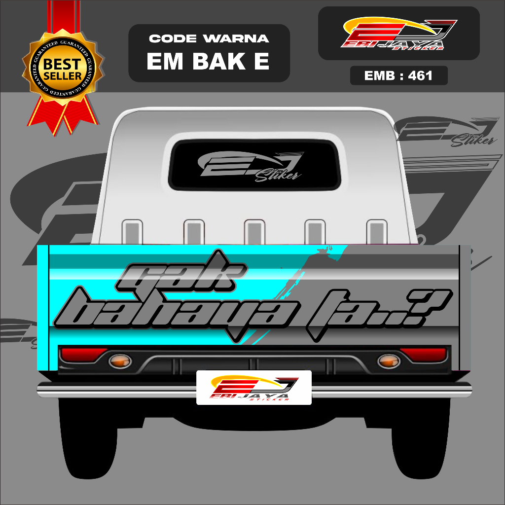 Jual STIKER DECAL VARIASI BAK BELAKANG ALL PICK UP-STIKER CUSTOML300 ...