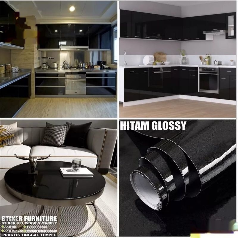 Jual Wallpaper Stiker Marmer Marble Glossy Pelapis Meja Kayu Furniture ...